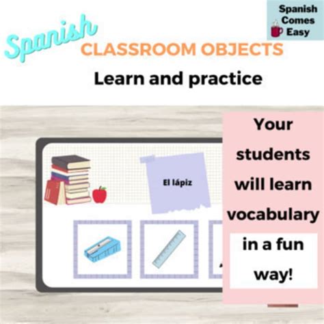 La Escuela Vocabulario De La Clase Google Slides No Prep TPT