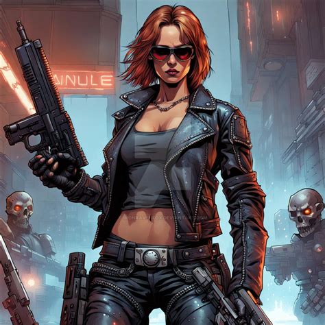 Terminator Female Version By Ironravenfox On Deviantart