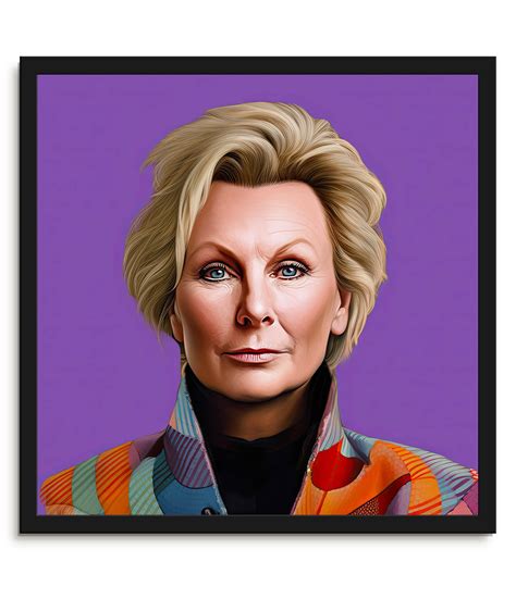 Jennifer Saunders Famous Faces Plume