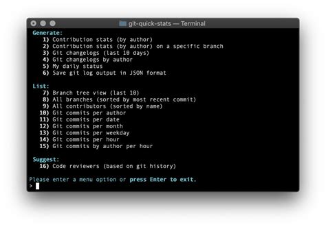 Simple And Efficient Way To Access Various Git Statistics Rbprogramming