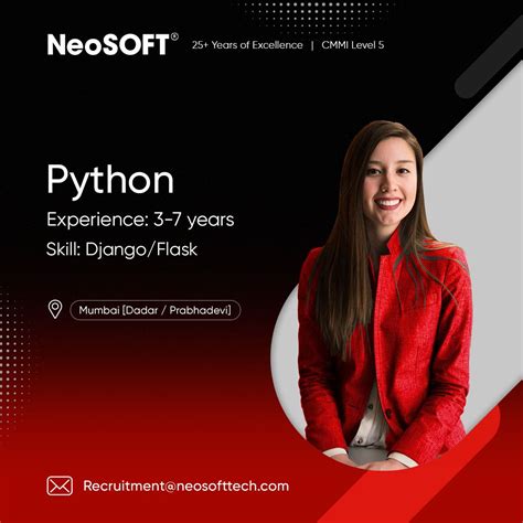sushmita chepuri on linkedin interested neosoft python django flask jobopenings hiring