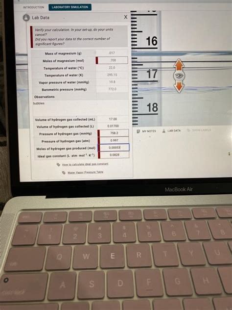 Solved Introduction Laboratory Simulation Lab Data Verify