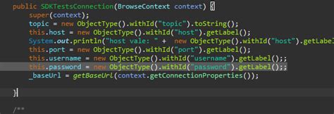 Question How Can I Get The Values Of Fields Defined Inside Connector