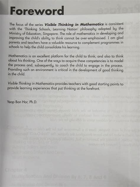 Visible Thinking In Maths P3a 3e New Openschoolbag