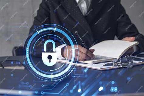 Premium Photo Businesswoman Is Taking Notes Of Clients Needs To Protect Cyber Security From