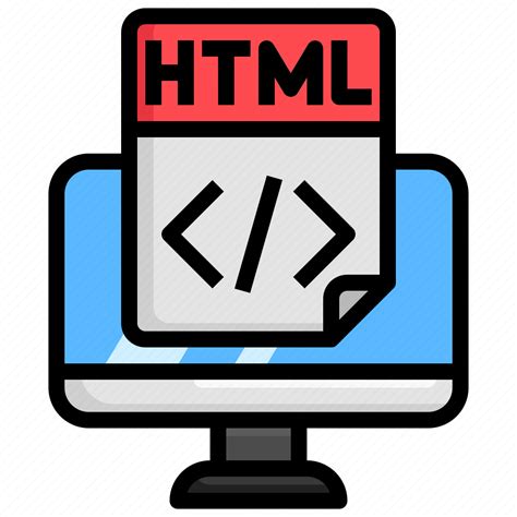 File Html Code Format Extension Icon Download On Iconfinder