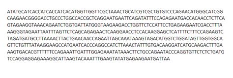 Use The Sequence Provided Here To Identify The Tag Chegg Com