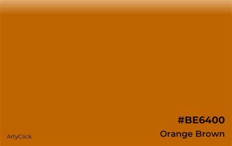 Orange Brown Color Artyclick