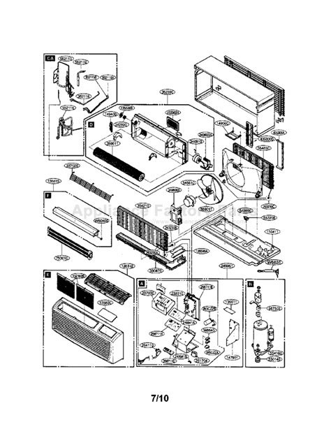 Lg Lp120hed Y8 Parts Find Air Conditioner Parts Here