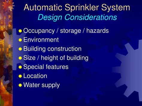 Ppt Automatic Sprinkler Systems Powerpoint Presentation Free