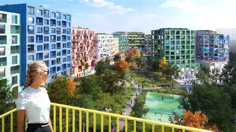 Mvrdv Y Lola Presentan Grüne Mitte Un Complejo De Viviendas Sociales