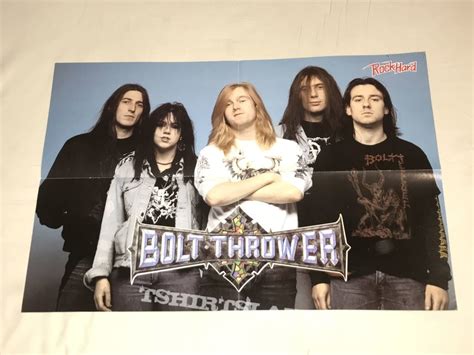 Bolt Thrower Poster Collection Tshirtslayer Tshirt And Battlejacket