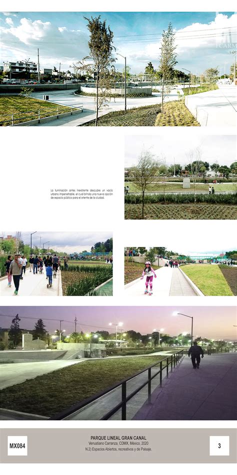 Parque Lineal Gran Canal Bienal Nacional De Arquitectura Mexicana