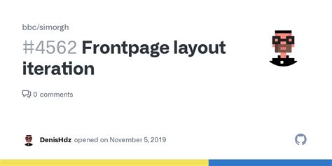 Frontpage Layout Iteration · Issue 4562 · Bbcsimorgh · Github