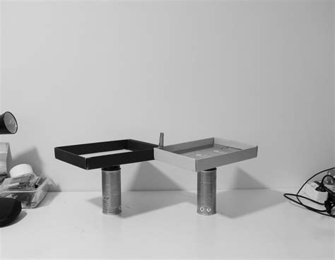 Primary Structure Model Of Double Single Column Canopies Attached At