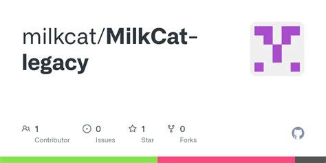 GitHub Milkcat MilkCat Legacy