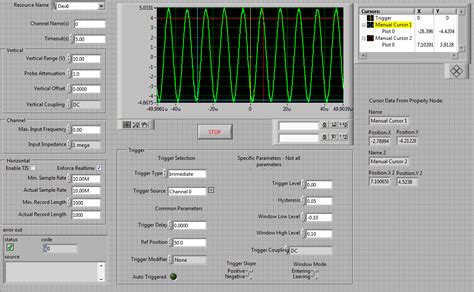 ni scope ex configured acquisition cursor readout ni community
