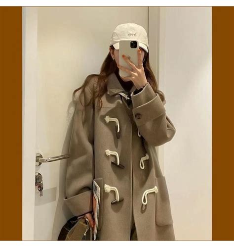 겨울 여성 떡볶이코트 빅사이즈 캐시미어 핸드메이드 여친룩 여자 코트 더플 롱코트 코디 반코트 아우터 여학생 티몬