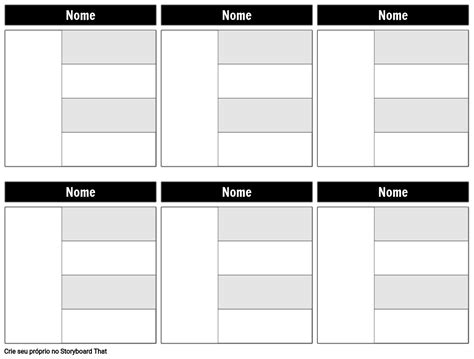 Predefinição Mapa De Caracteres Storyboard Por Pt Examples