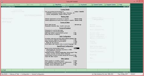 Unable To Import The Data In Tally ECom Tally