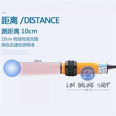 Jual E3f Ds10c4 Infrared Sensor Proximity Npn Normaly Open 10cm Dc 3 Wire Shopee Indonesia