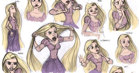 Rapunzel 25 Expressions By ~casemanartist On Deviantart Reference Anatomy Facial