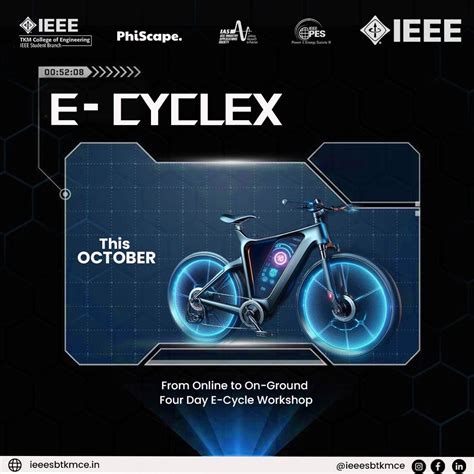 We Are Pleased To Announce The E Cycle Workshop Series Ecyclex