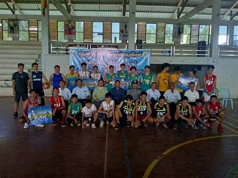 ဒိုက်ဦးမြို့၌ ၇၅ နှစ်မြောက် စိန်ရတုလွတ်လပ်ရေးနေ့ အထိမ်းအမှတ် ၃ ယောက်တွဲ အမျိုးသား ဘတ်စကက်ဘောပ