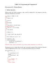 Discussion 1 SOLUTION Pdf CMPSC 132 Programming And Computation II