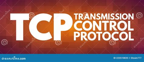 Tcp Transmission Control Protocol Acronym Technology Concept