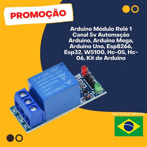 Rele 5v 1 Canal Modulo Para Arduino Nodemcu Esp8266 Shopee Brasil