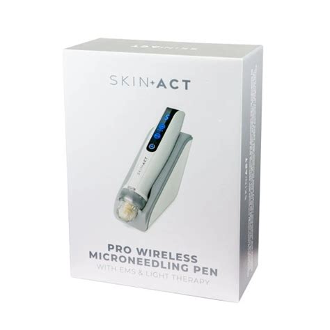 Skinact Pro Wireless Microneedling Pen With Ems And Light Therapy