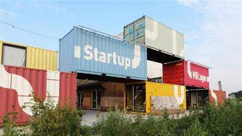 Shipping Container Village By Julius Taminiau Offers Space For Startups