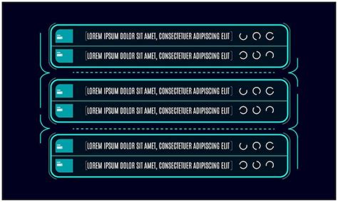 Premium Vector Sci Fi Hud Interface Templet Design