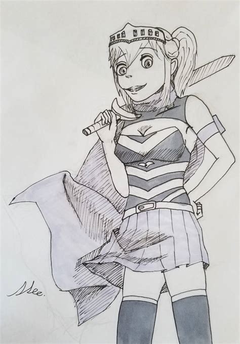 Isolde Pen Sketch By Ahleecorner On Deviantart