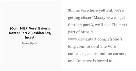 R 18 Peril  Milf Vore Bakers Dozen Part 2 Pixiv