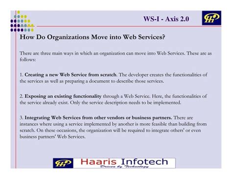 Webservice Study Material Axis2 Ppt