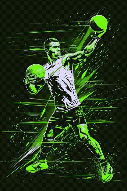 Premium Psd Shot Put Thrower Holding Shot Put With Running Shoes And