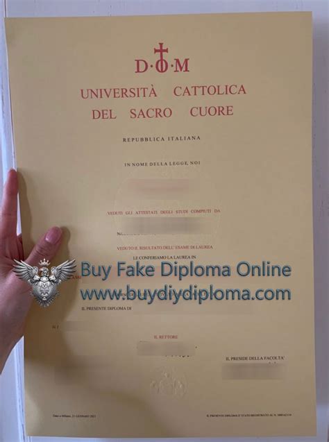 How To Get A Realistic Unicatt Diploma Online