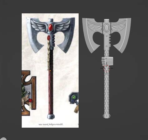 3d File Sm Mastercrafter Power Axe Presupported 🪓 ・3d Print Design To