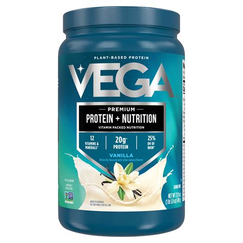 Free Shipping Vega Essentials Vanilla Plant Based Protein Powder 21