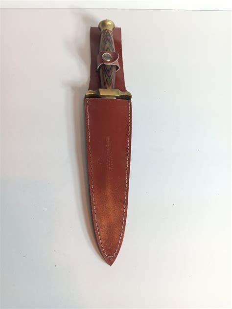 Stainless Pakistan Medieval Renaissance Dagger Knife Wood Handle