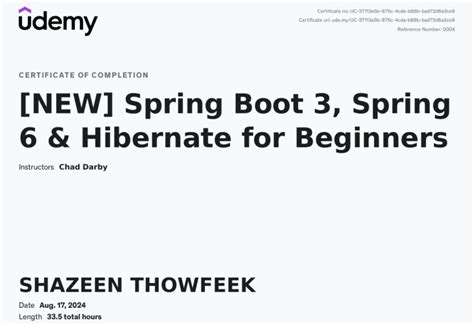 Shazeen Thowfeek On Linkedin Springboot Java Hibernate Apis