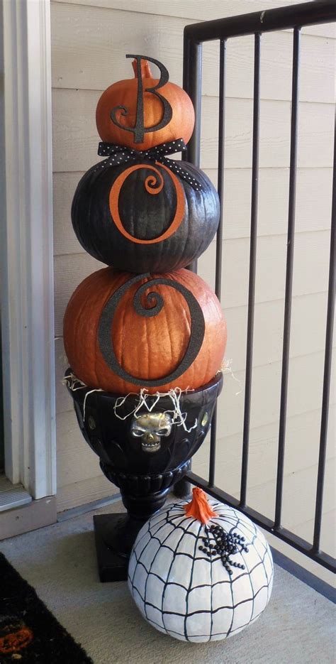 A Diamond In The Stuff Glitter Pumpkin Topiary Pumpkin Halloween