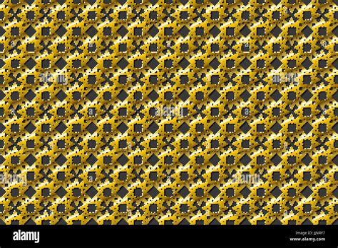 Background With Gold 3d Pattern On White Background In Islamic Style