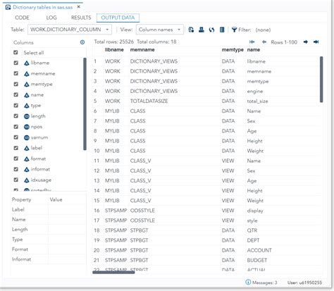 Dictionary Tables In Sas Learn Sas Code