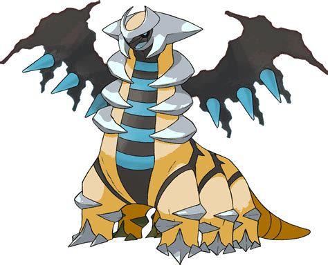 Shiny Giratina Dragon Sitting Down Pokemon Giratina Shiny Garganacl