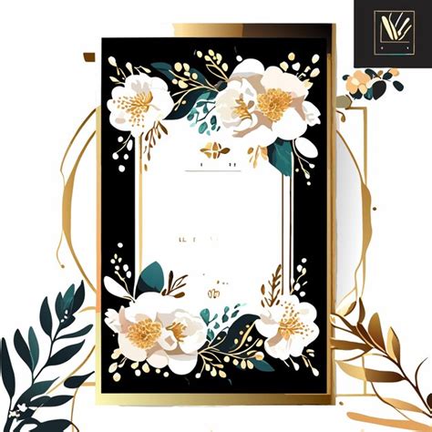 Premium Vector Rustic Elegance Wedding Invite Vector