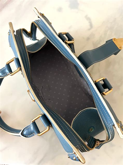 Louis Vuitton Suhali Lepanoui Pm Blue Bag Gold Hardware Ayainlove