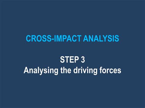 Ppt Cross Impact Analysis For Powerpoint Presentation Free Download